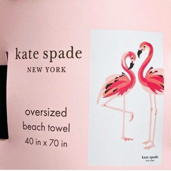 kate spade | Bath & Body | Kate Spade Flamingo Oversized Beach Towel ...